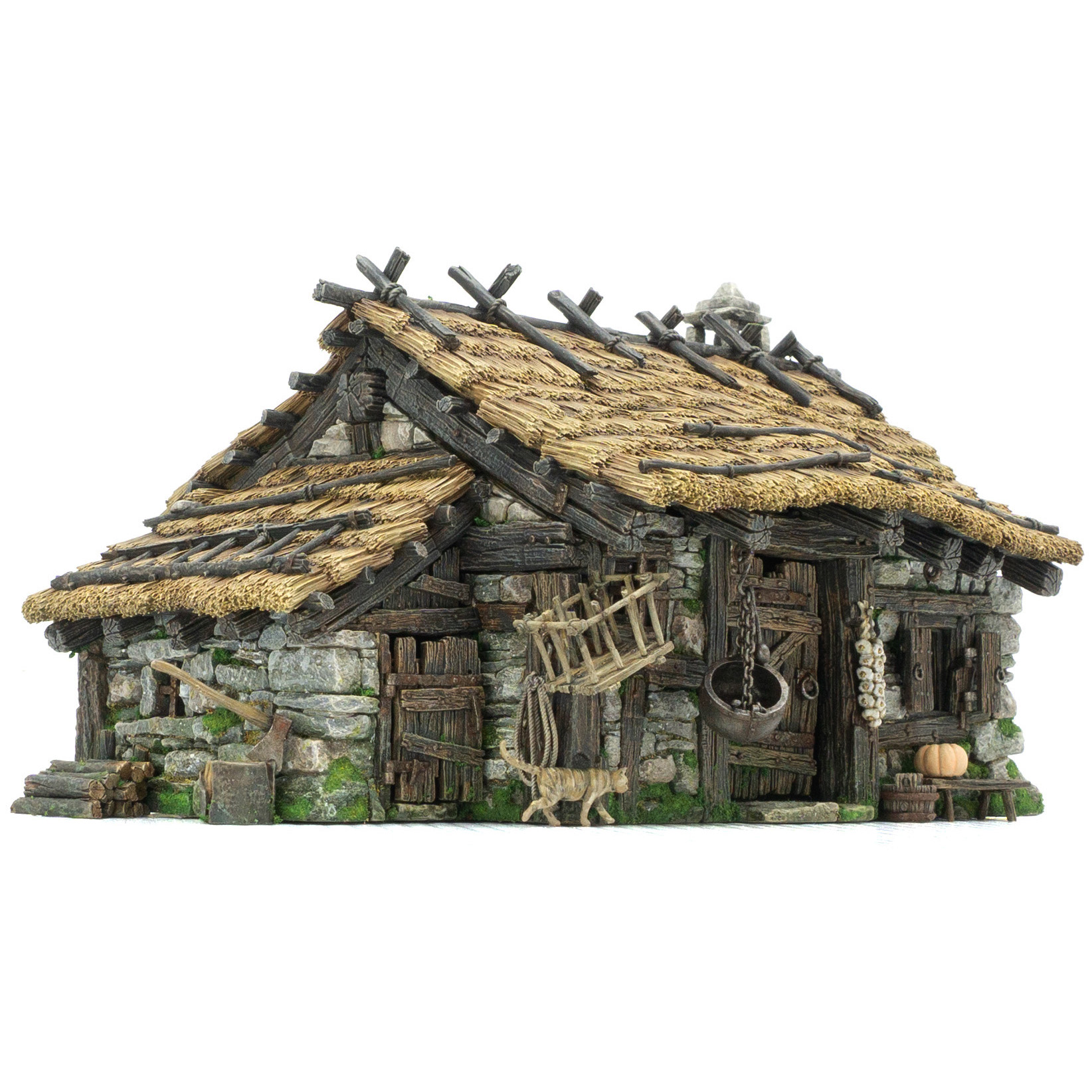 Cottage 2 Thatched Roof – Tabletop World