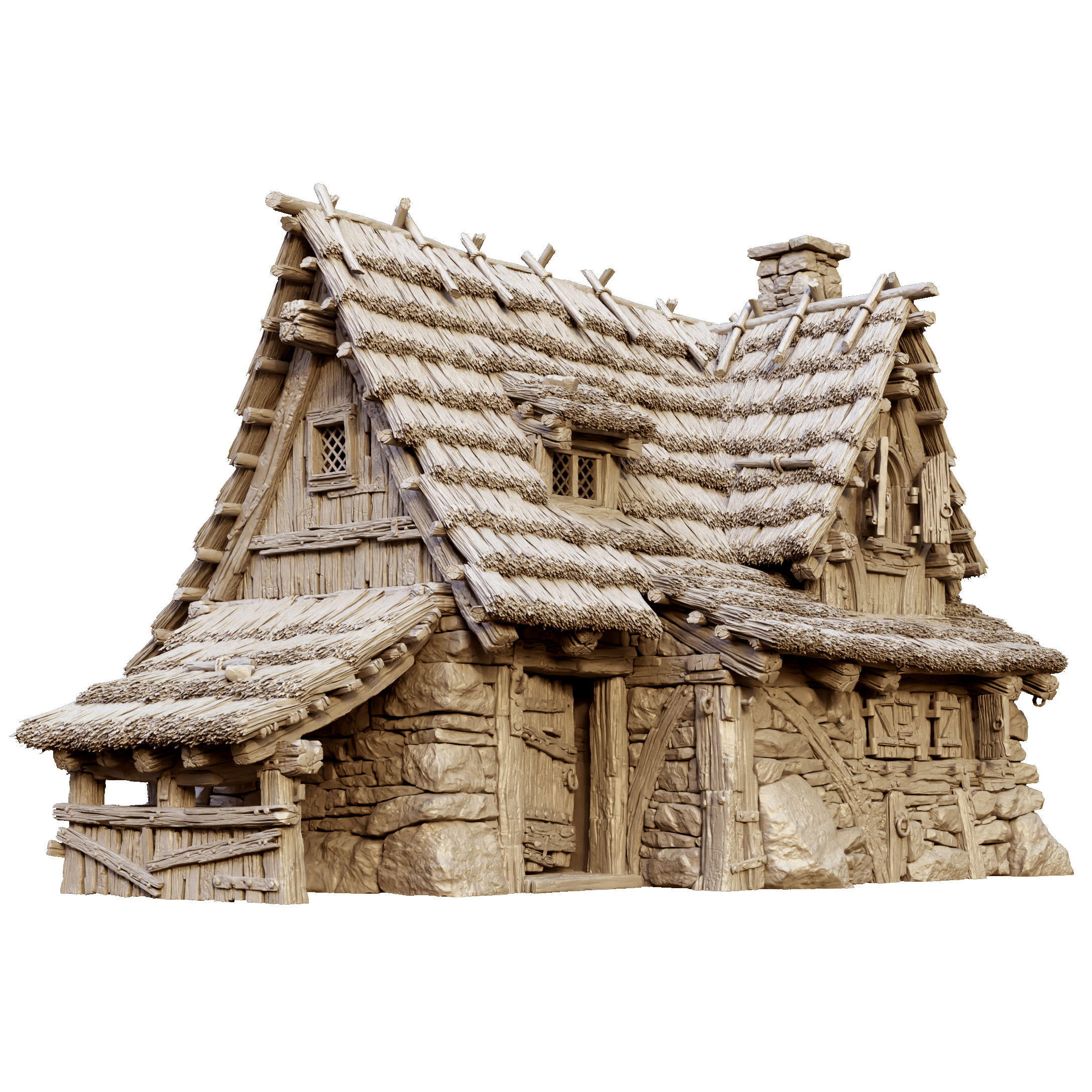 Farmhouse Thatched Roof – Tabletop World